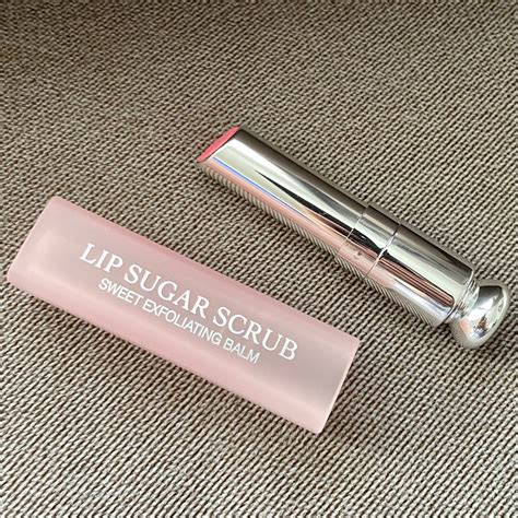 Dior Addict Lip Sugar Scrub Pink 001 Sweet Exfoliating Balm 3 5g 0