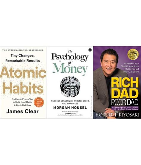 Atomic Habits The Psychology Of Money Rich Dad Poor Dad Buy Atomic