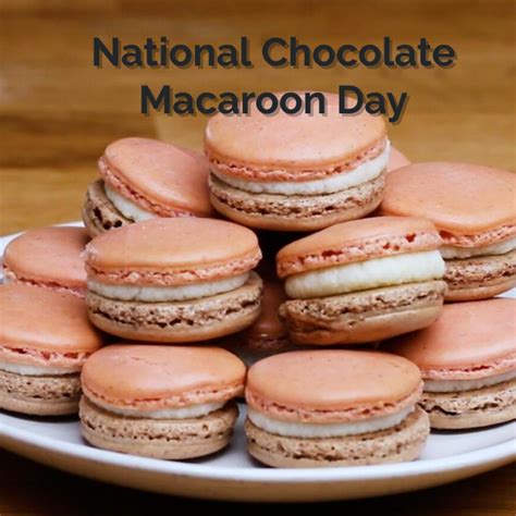 National Chocolate Macaroon Day Template Postermywall