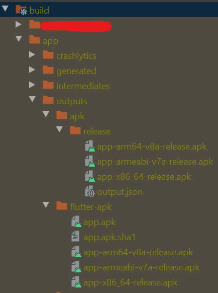 flutter build apk split per abi logs are wrong · issue 54941