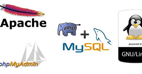 instalar apache php mysql y phpmyadmin en linux como módulos del