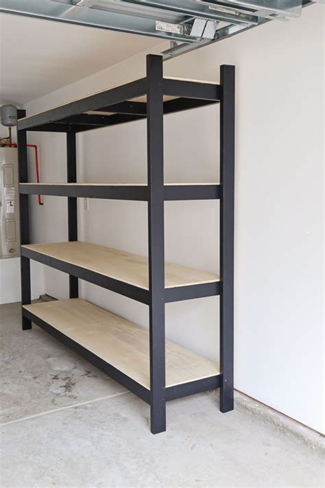 Easy To Build Diy Wood Garage Shelves Angela Marie Made In 2024