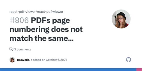 pdfs page numbering does not match the same numbering as in the pdf