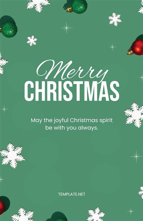 Free Christmas Poster Templates And Examples Edit Online And Download