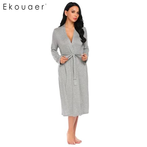 Buy Ekouaer Long Women Robe Sleepwear Long Sleeve