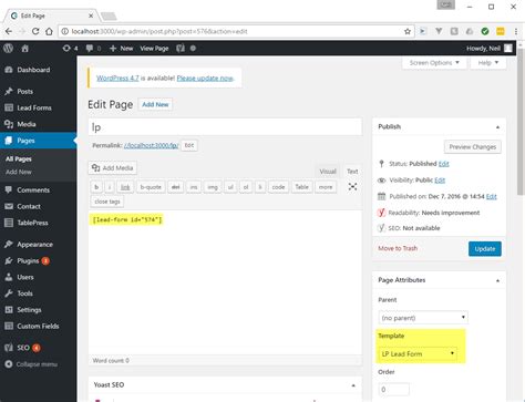 passing a wordpress shortcode attribute value to a template stack