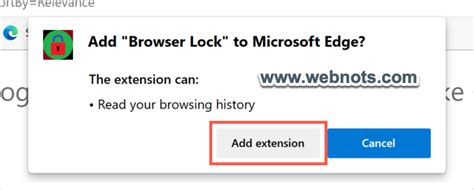 How To Lock Edge Browser With Password Webnots