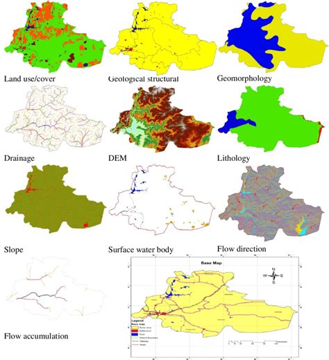 Thematic Layers Which Used For Groundwater Potential Zone Mapping