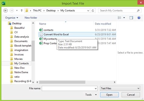 how to convert word to excel excelchat
