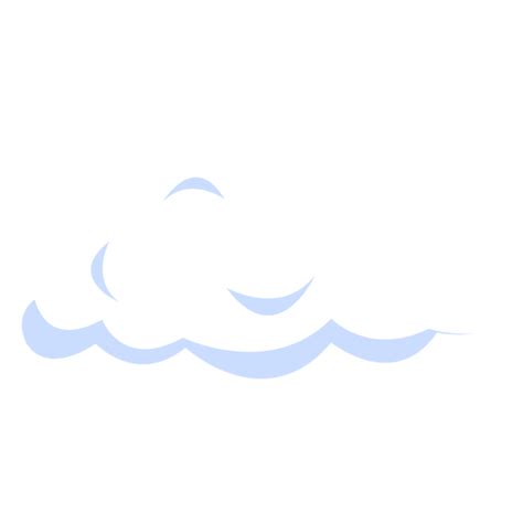 Design Png E Svg De Ilustração De Nuvem Fofa Para Camisetas