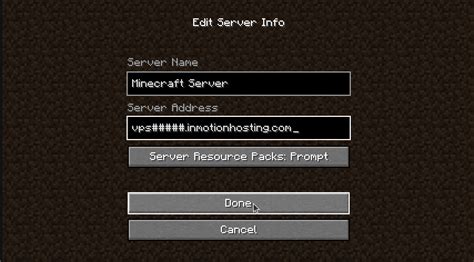 How To Connect To Your Minecraft Server Inmotion Hosting