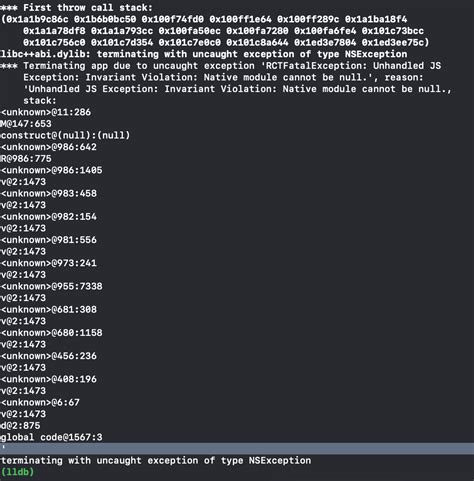 invariant violation native module cannot be null · issue 30790