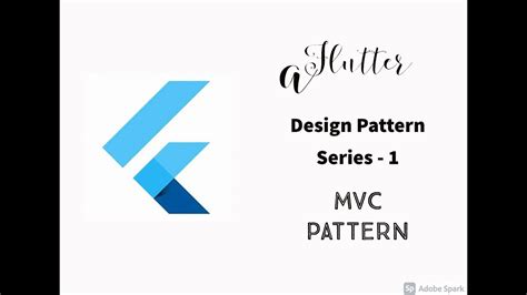 flutter design patterns series 1 mvc pattern youtube