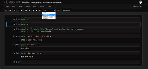 python how to run jupyter notebook from 5th cell to 100th cell