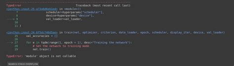 python 3 x typeerror module object is not callable error stack
