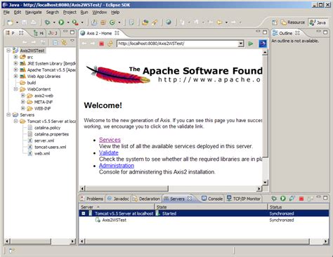 eclipse wtp tutorials creating bottom up web service via