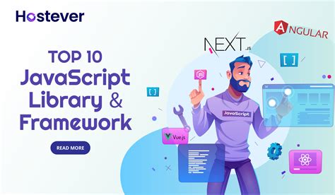 top 10 best javascript library and framework 2023 hostever