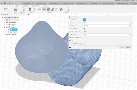 solved stl export file no longer smooth autodesk community