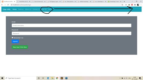 fix signup login and logout on the right side of navbar using laravel