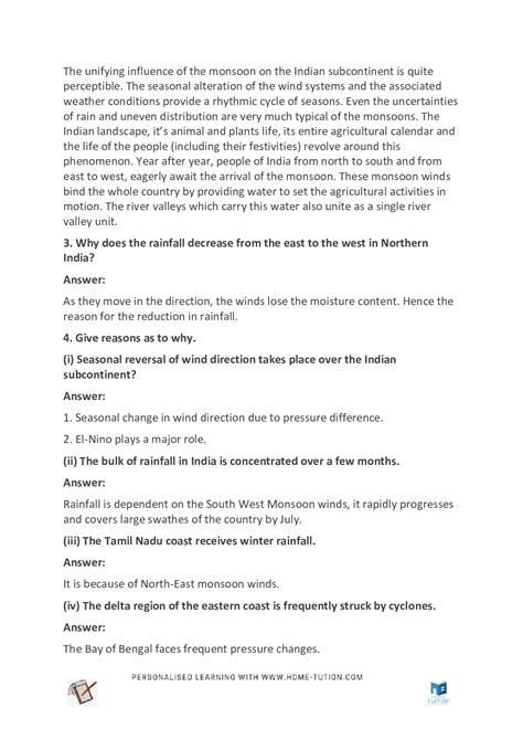 Image result for Class 9 Climate Question. Answer