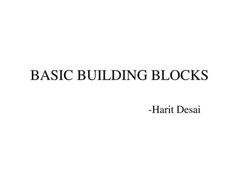 Image result for Basic Building Blocks 4 by Chief