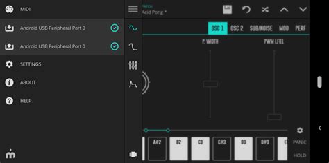Image result for Android Midi Setting