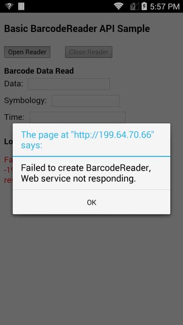 Image result for Code Reader Said No Activity