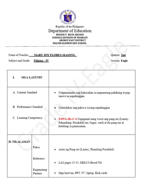 Image result for Fipc Lesson Observation