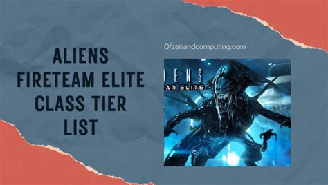 Image result for Alien Fireteam Elite Classes