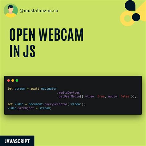 Image result for JavaScript Webcam App