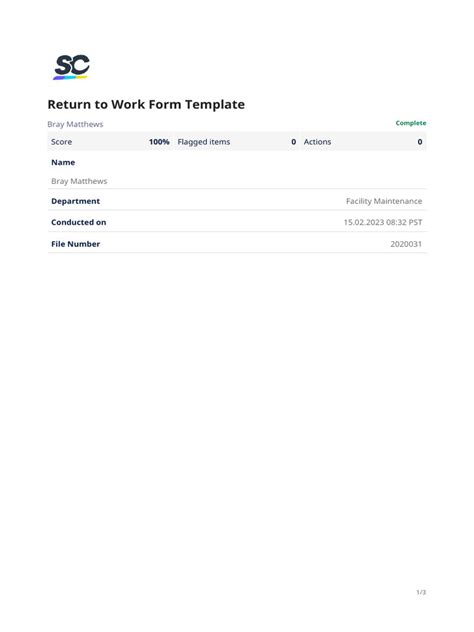 Image result for Return to Work Program NSW Template