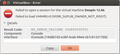 Image result for VBox Client Is Not Running