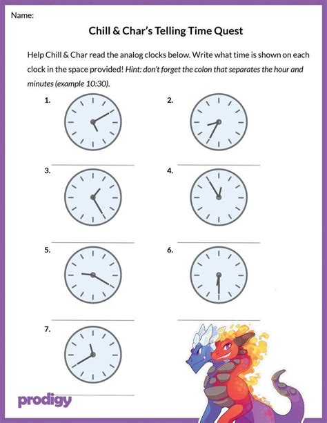 Image result for Basic Telling Time Worksheets
