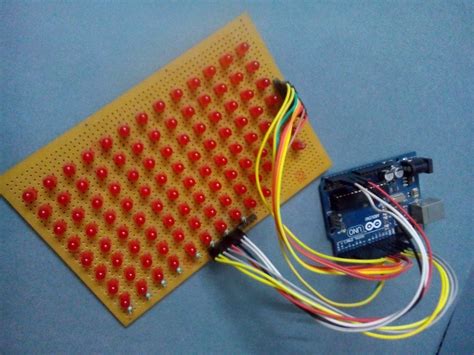 Image result for LED Matrix Arduino Schematic