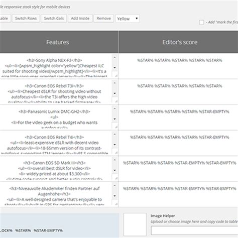 Image result for Table Creater Software