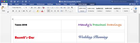 Image result for Word File Labels