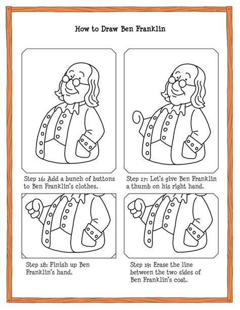 Image result for Benjamin Franklin Drawing Tutorial