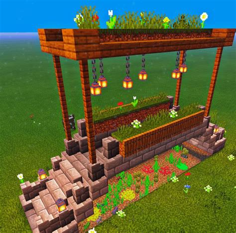 Image result for Minecraft Garden Tutorial