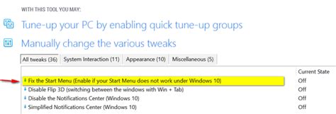 Image result for How to Fix Start Menu Windows 1.0