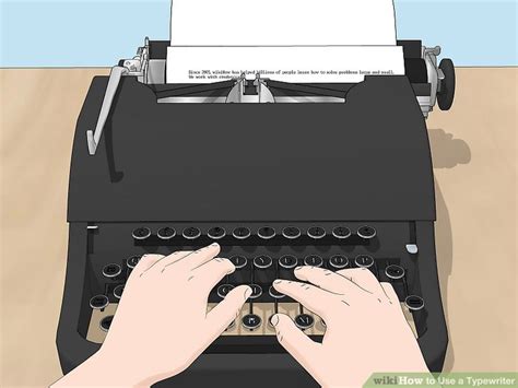 Image result for How to Use a Typewriter