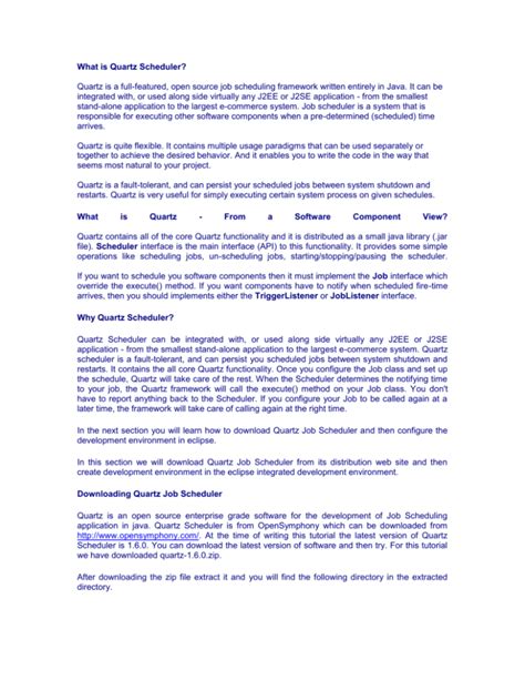 Image result for Quartz Remote Scheduler