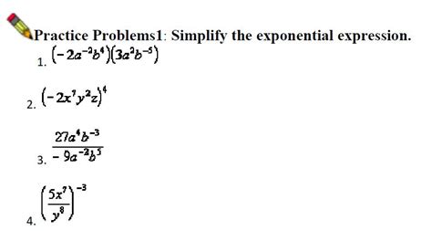 Image result for Simplifying the Exponential Function