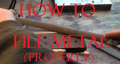 Image result for How to File Metal