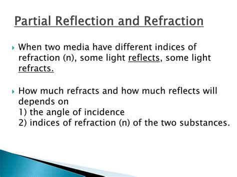 Image result for Partial Reflection