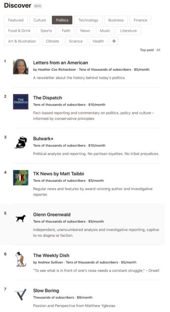 Sovereign Writers and Substack – Stratechery by Ben Thompson