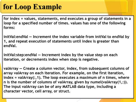 Image result for MATLAB Loop Function Tutorial