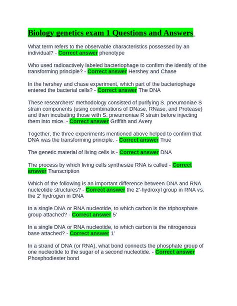 Image result for Genetics 214 Possible Questions