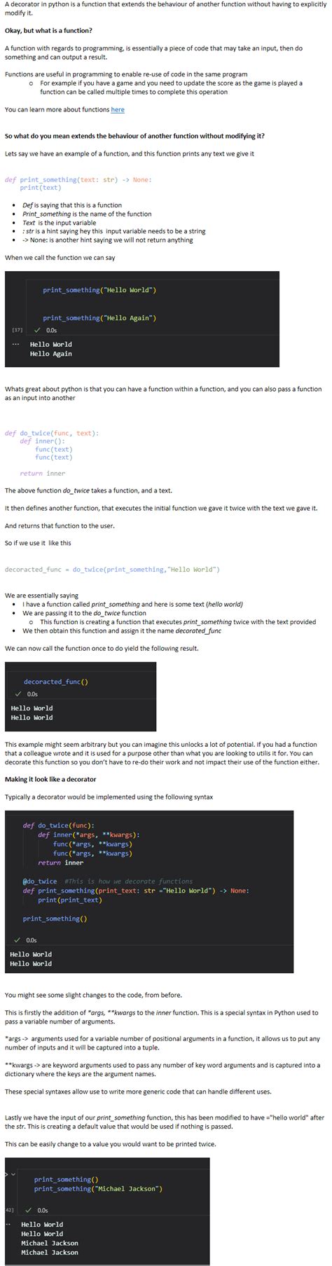 Image result for Python Decorator Examples