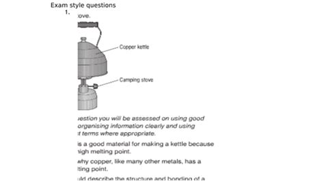 Image result for Metallic Structure BTEC Applied Science