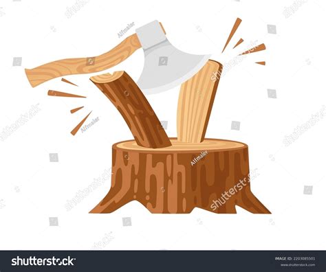Image result for Log Split Break Cartoon